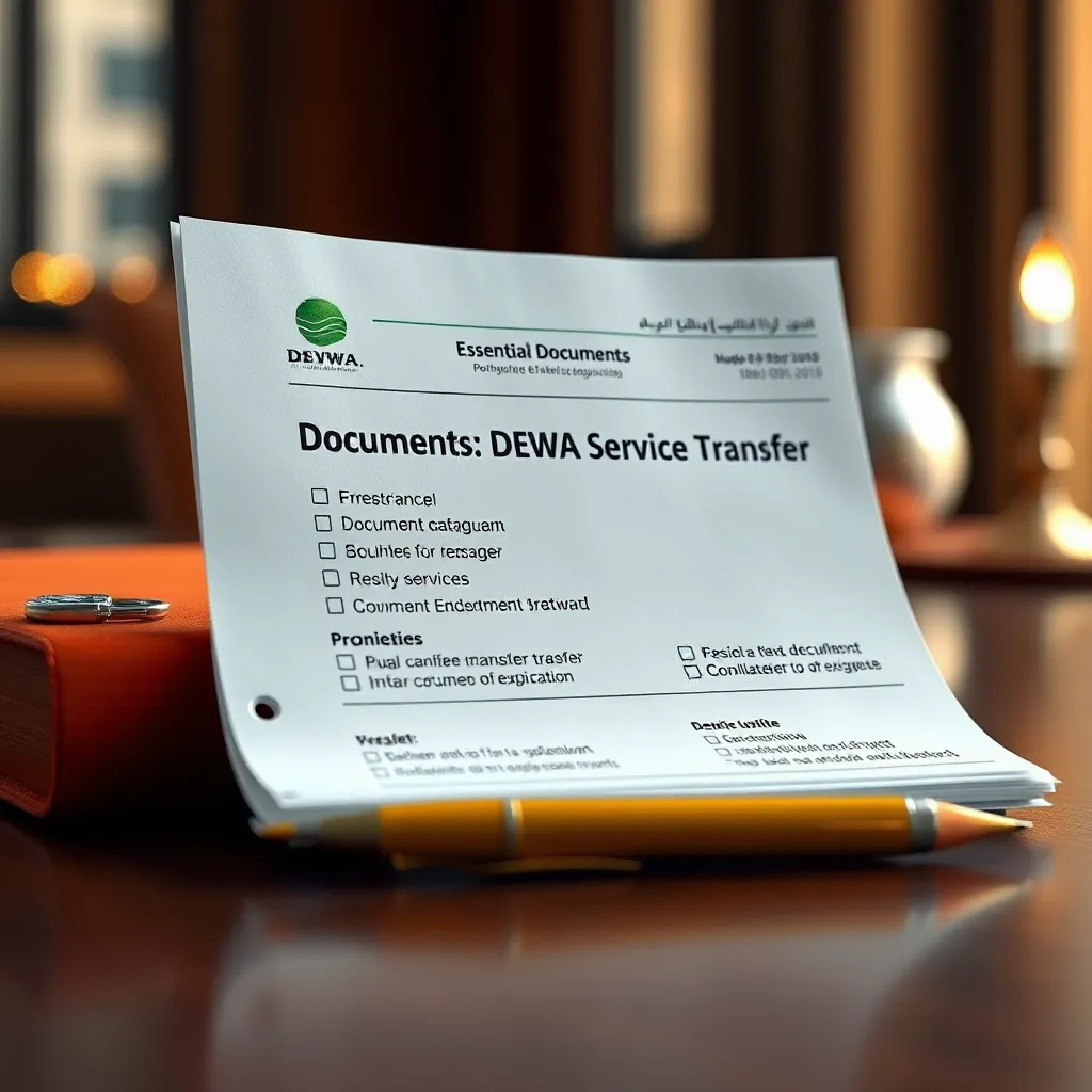 How to Transfer DEWA Services in Dubai: A Guide